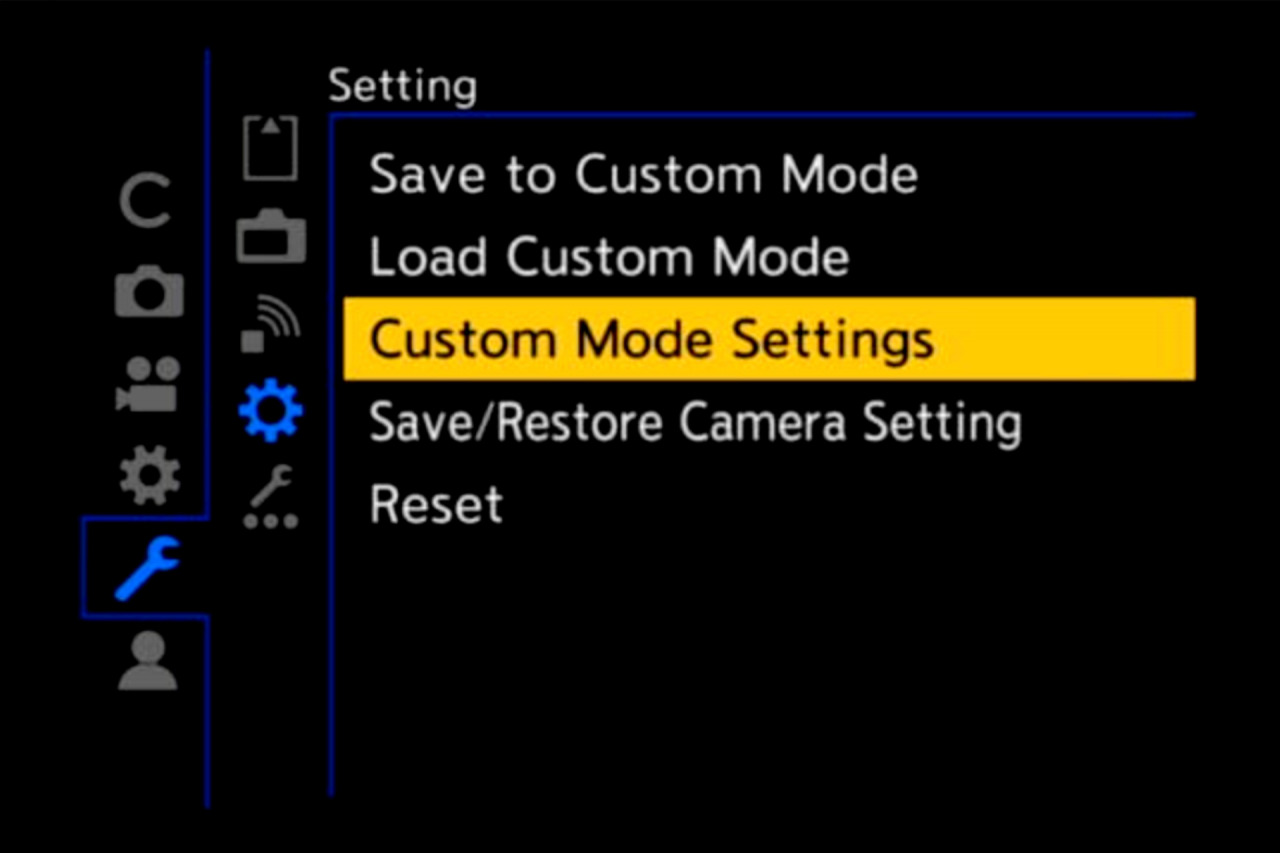 LUMIX GH6 Custom Settings