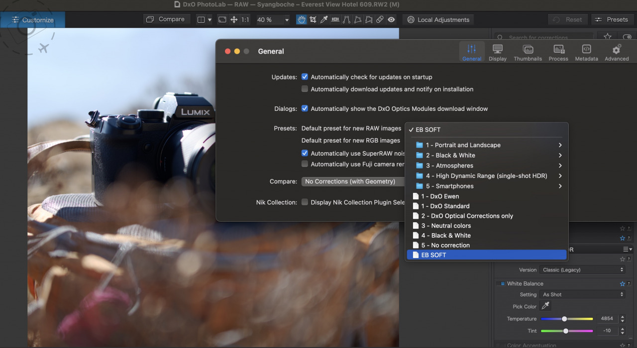 DxO PhotoLab for RAW Workflow